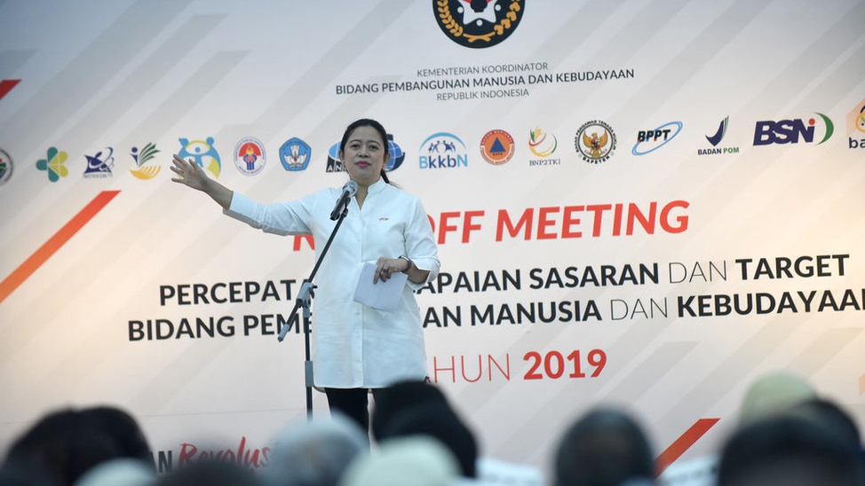 Puan Maharani Memimpin Kick Off Meeting di Kemenko PMK