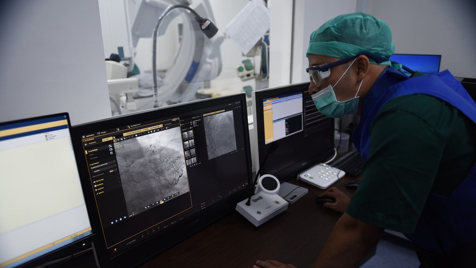 Pemeriksaan jantung di Rumah Sakit Jantung Diagram