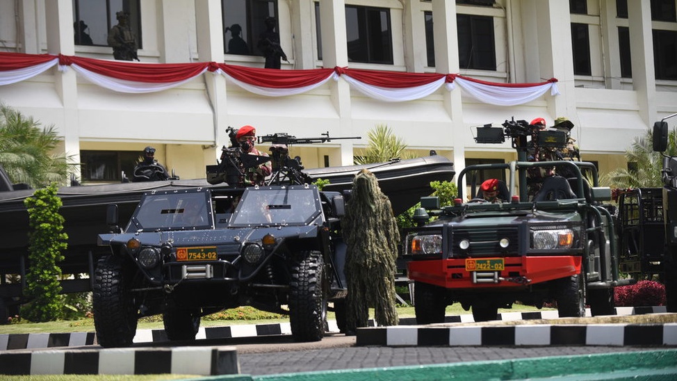Upacara Hut Ke 75 Tni Secara Virtual Di Mako Kopassus