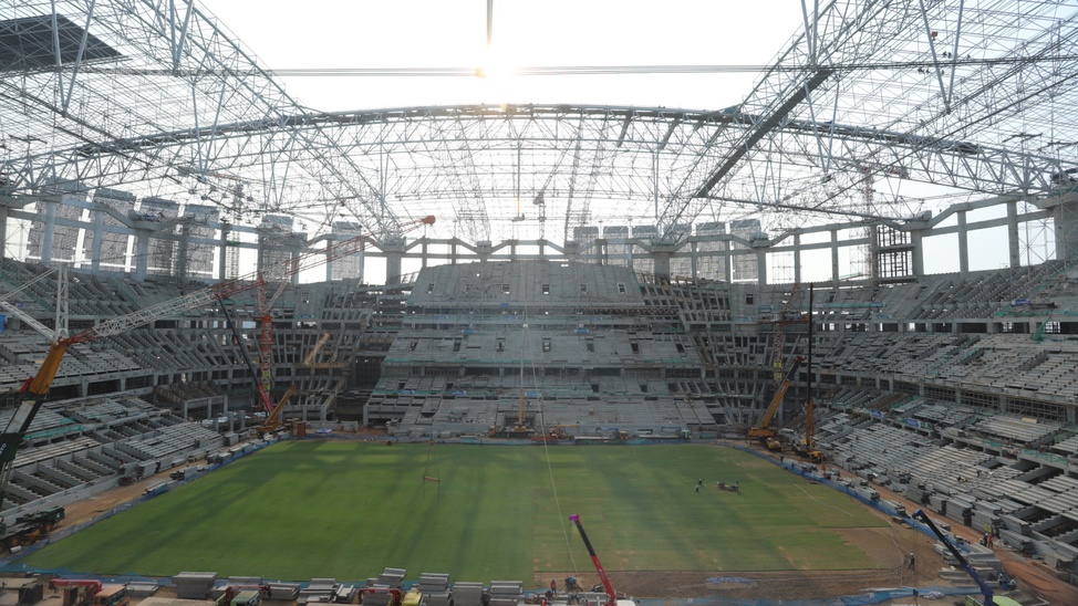 Progres Pembangunan Jakarta International Stadium