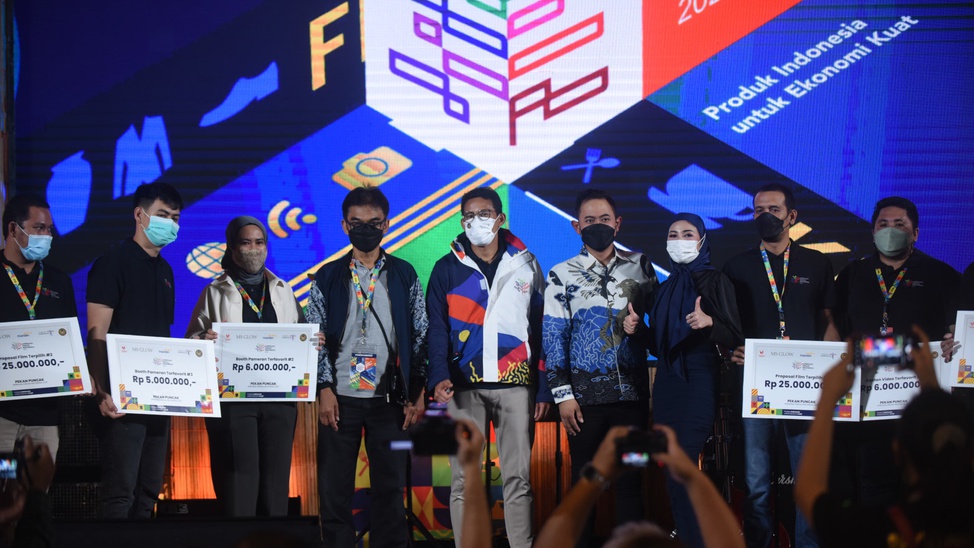 Menparekraf Hadiri Malam Puncak Apresiasi Kreasi Indonesia 2021