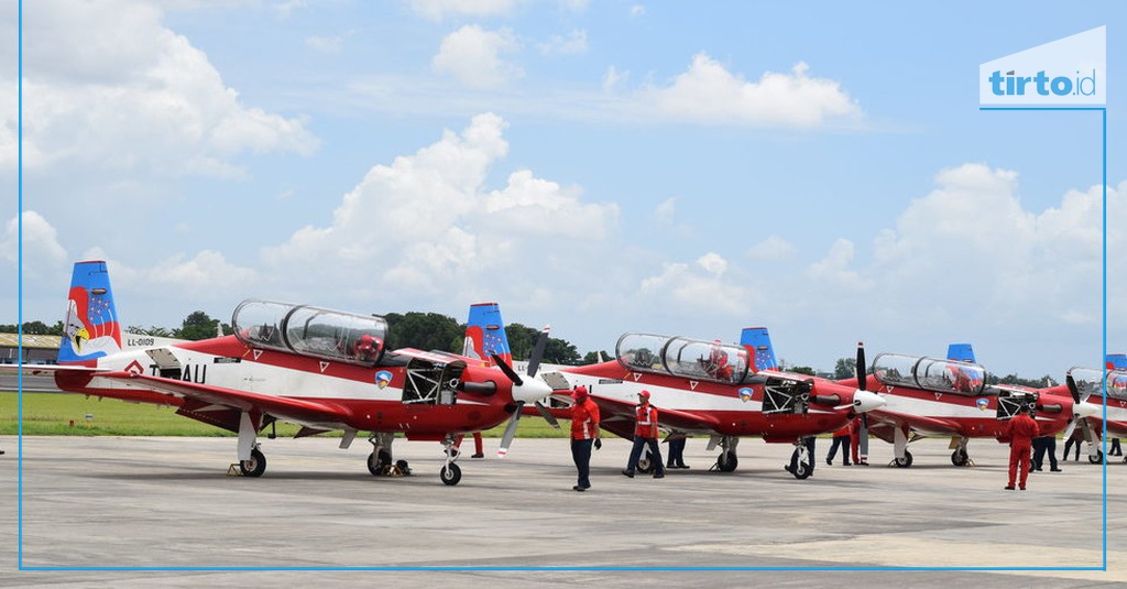 TNI AU Bakal Pamerkan Alutsista dan Akrobat Pesawat di Malaysia