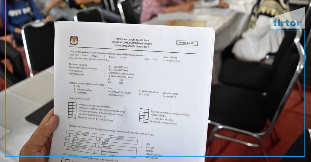 Jenis-Jenis Formulir KPU dan Kertas Suara di TPS Pemilu 2024