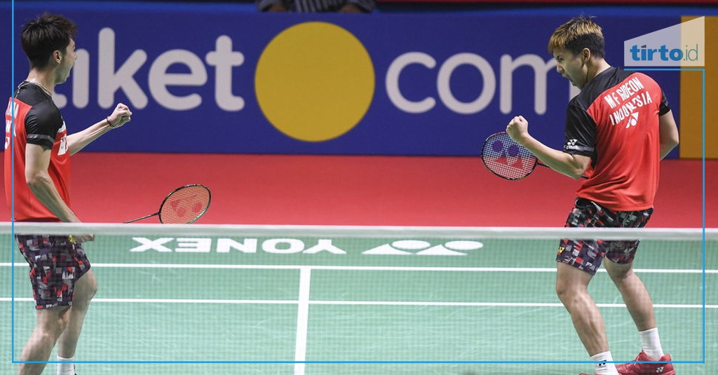 Live Streaming Marcus-Kevin vs Ahsan-Hendra Final Indonesia Open