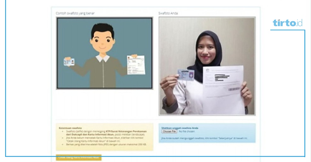 Panduan Upload Scan Dokumen Syarat CPNS 2019, Swafoto Hingga KTP