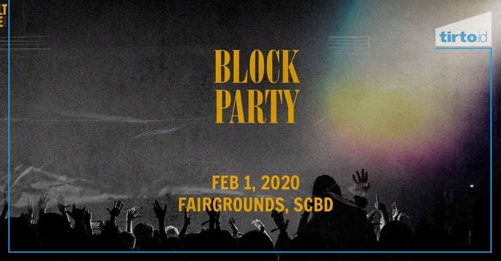 Line-up dan Harga Tiket Jakarta Block Party 2020