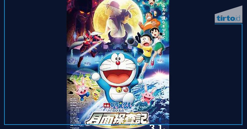 Sinopsis Film Doraemon: Nobita's Chronicle of the Moon Exploration