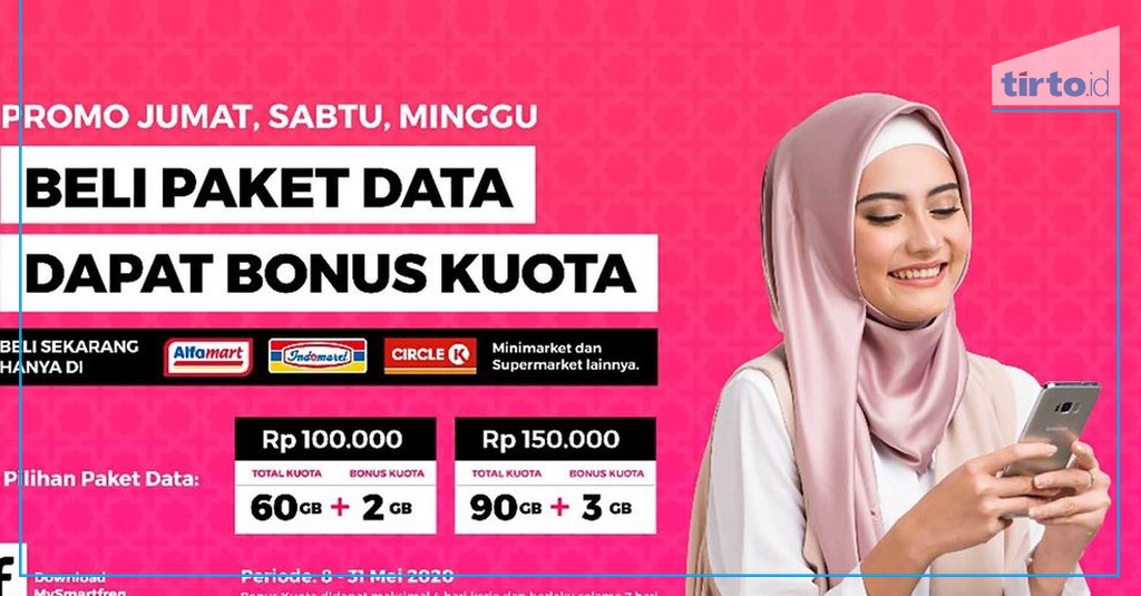 Smartfren Beri Bonus Kuota Lebaran 3GB & Voucher Rp30 Ribu