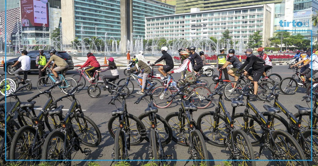 Pekan Pertama Ramadan, CFD Sudirman-Thamrin Sepi Pengunjung