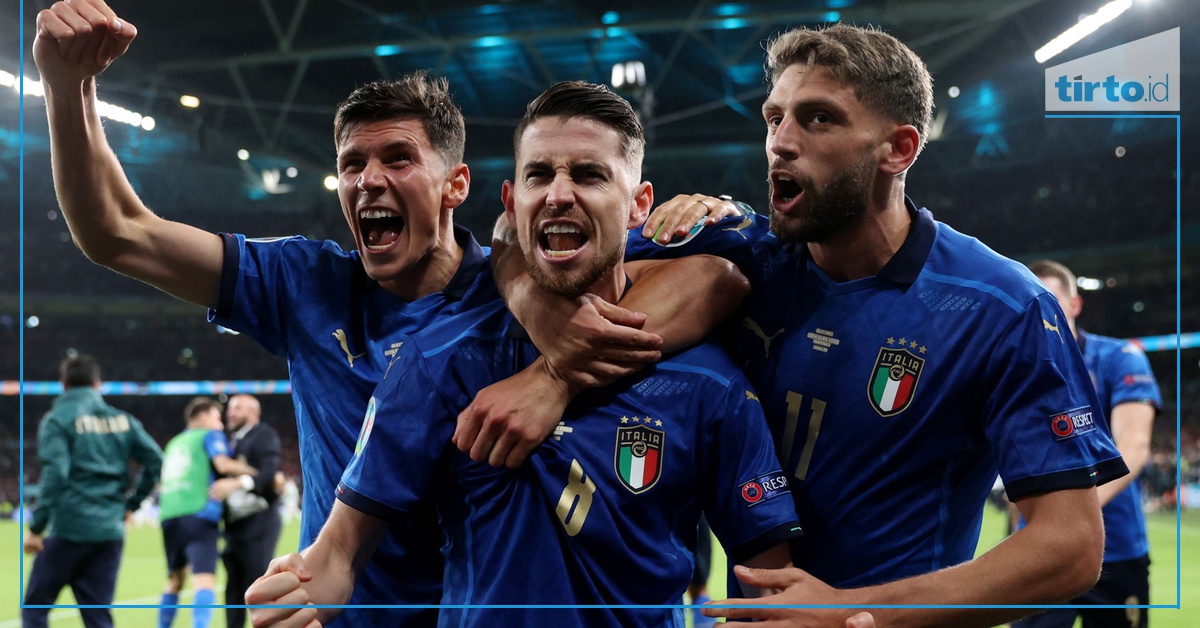 Fakta Unik Hasil Final Piala Eropa 2020 Usai Italia Juara EURO 2021