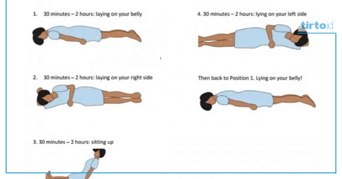 Apa Itu Proning untuk Pasien COVID-19, Manfaat & Cara Melakukannya