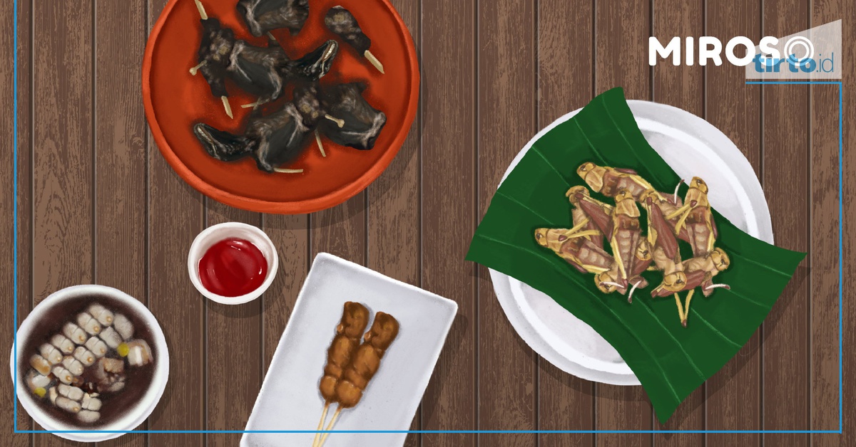 Menjajal Makanan Tak Biasa: Dari Botok Tawon hingga Sate Labi-Labi