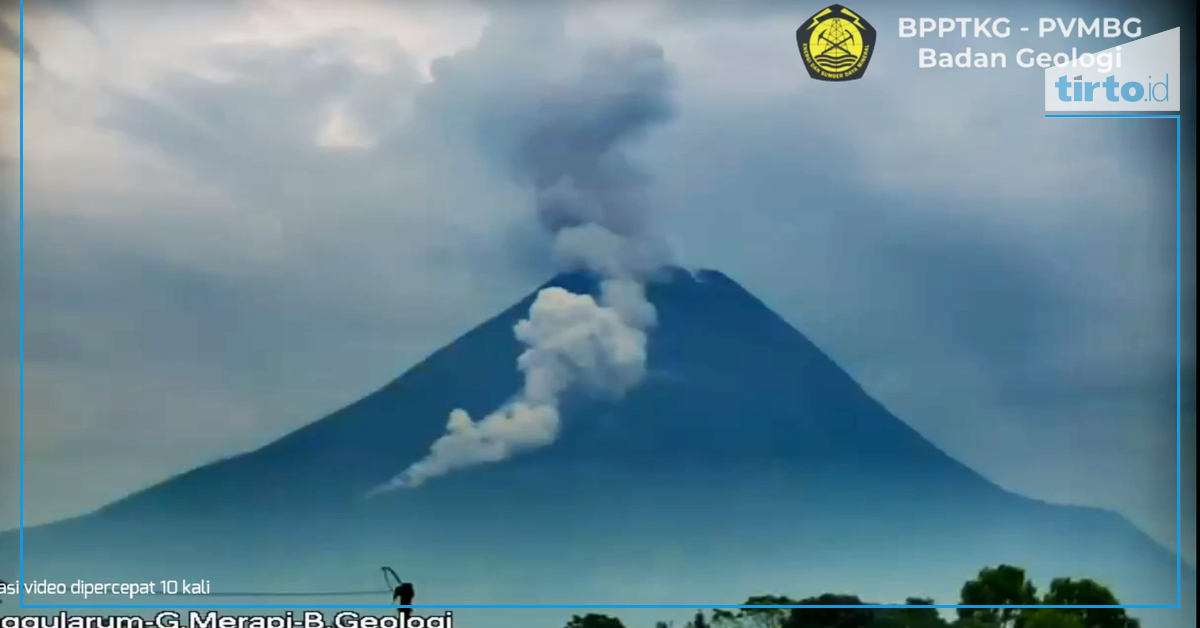 Berita Gunung Merapi 8 September 2022: 20 Kali Gempa Guguran