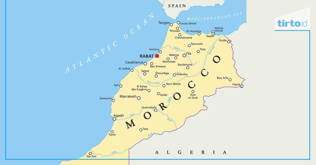 Profil Negara Maroko: Peta, Letak Benua, dan Agama Mayoritas