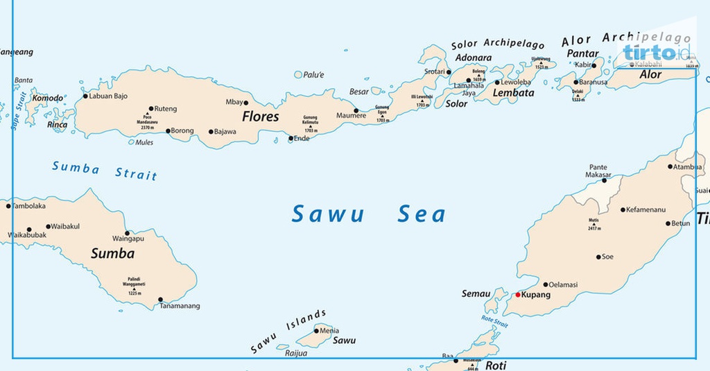 Profil Provinsi Nusa Tenggara Timur: Letak Geografis dan Peta