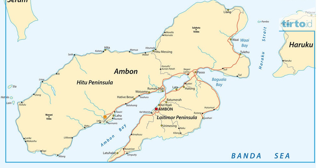Profil Kota Ambon: Sejarah, Geografis, Iklim, Peta & Wisata