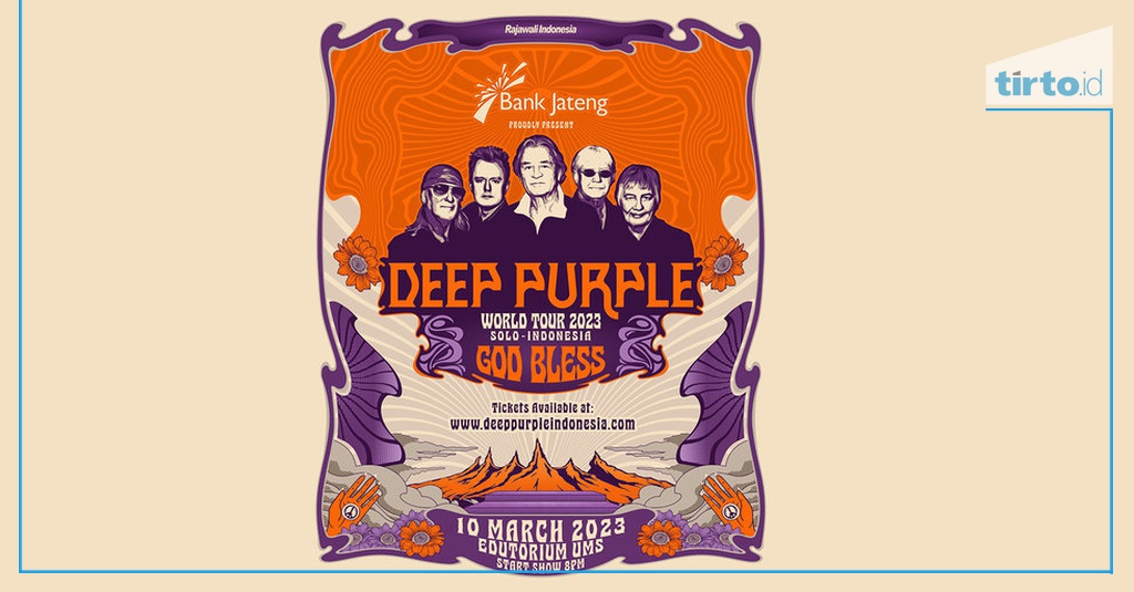 Alur Penukaran Tiket Konser Deep Purple World Tour 2023 di Solo