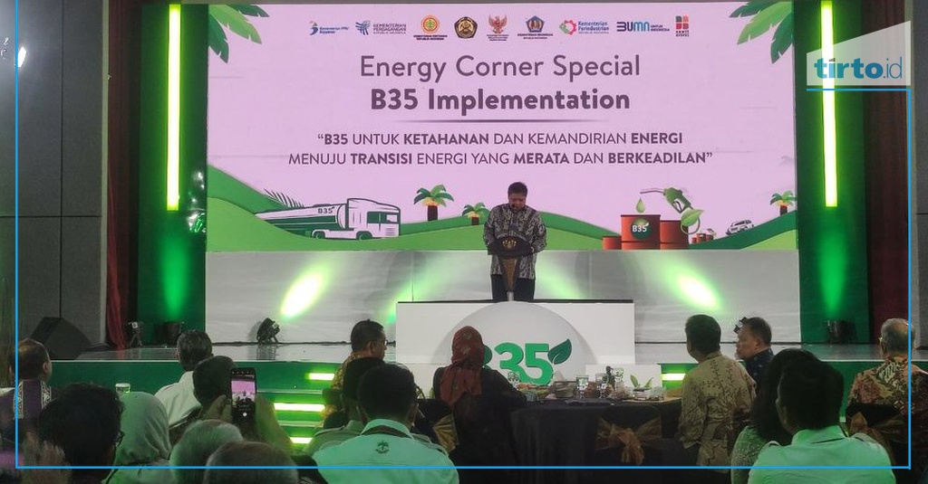 Airlangga : Program B35 Hemat Devisa 10,75 Miliar Dolar AS