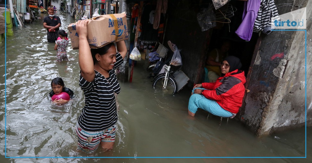 BPBD DKI: 9 RT Terdampak Banjir akibat Hujan Deras Jakarta