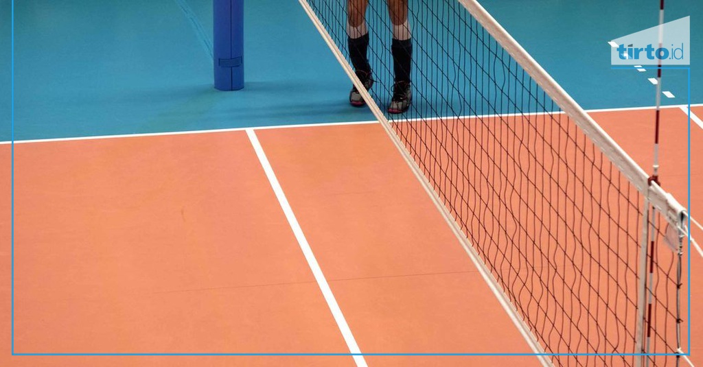 Ukuran Lapangan Bola Voli Beserta Gambarnya dan Tinggi Net