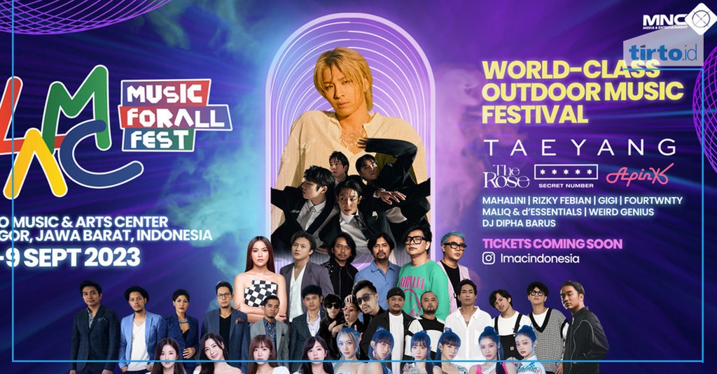 Jam Open Gate LMAC Music Forall Fest 2023 dan Rundown Day 1