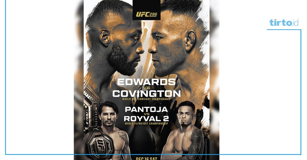 Jadwal UFC 296 Edwards vs Covington Live Streaming Mola TV