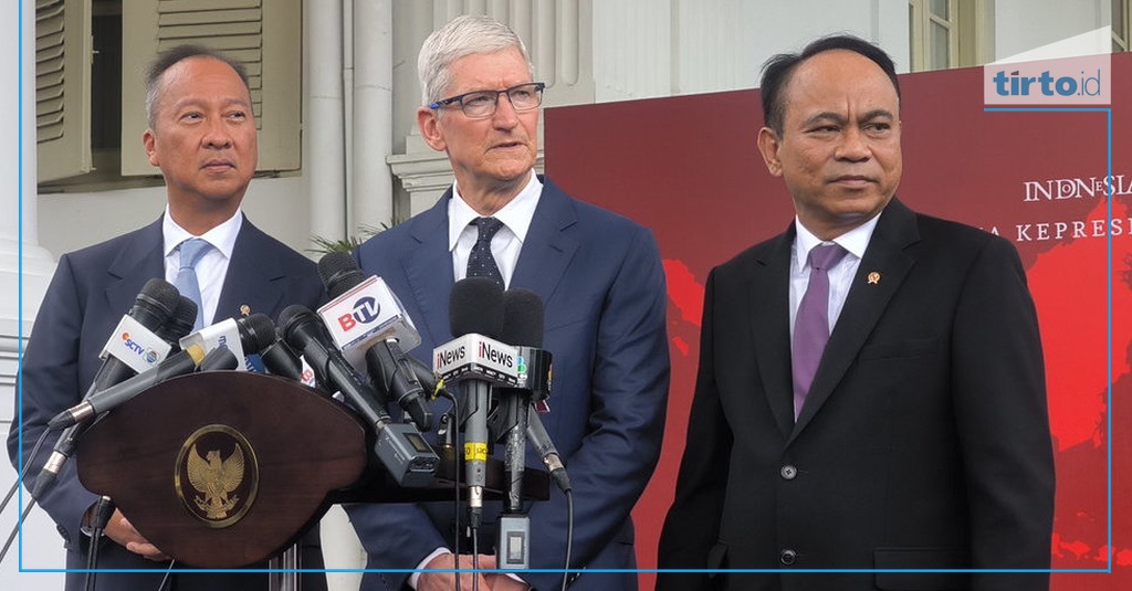 Dirayu Jokowi Bangun Pabrik di RI, CEO Apple: Kami Pertimbangkan