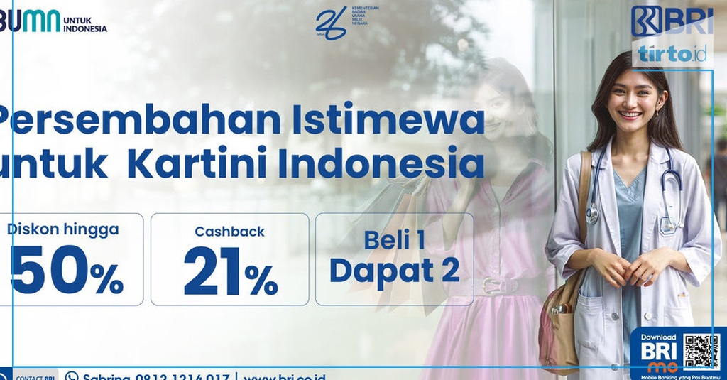 Coba Outfit Kartini Modern, Yuk Belanja Baju dengan Promo BRI!