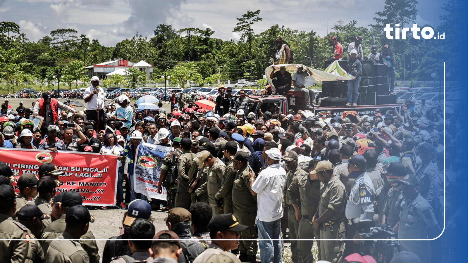 Demo Karyawan Freeport