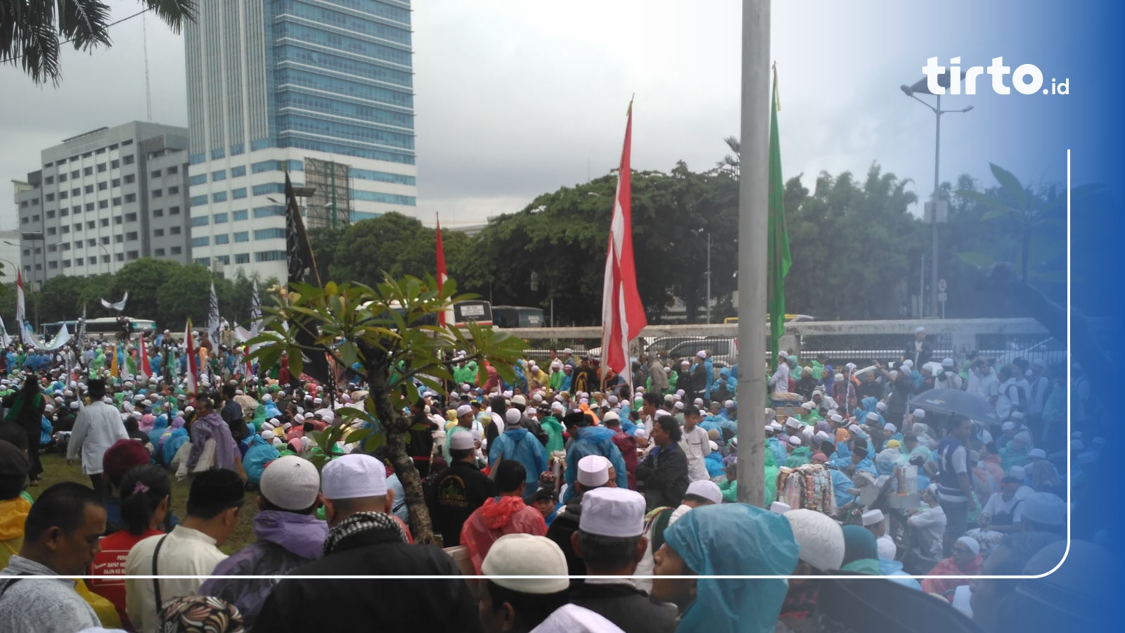 Massa Demo 212 Penuhi DPR, Berikut Rute Rekayasa Lalu Lintas