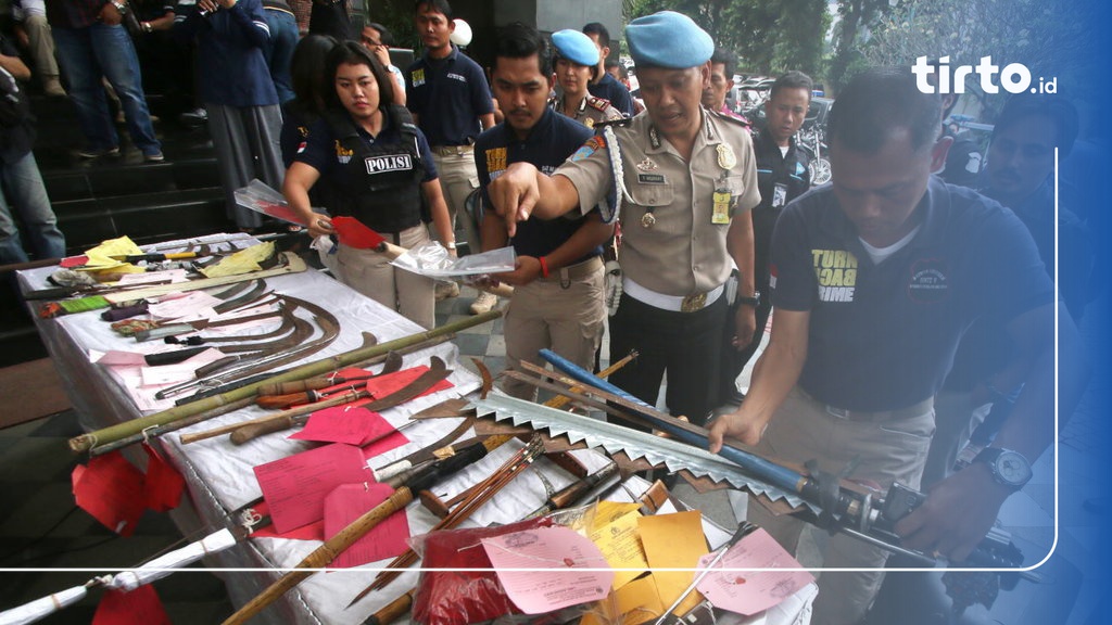 Geng Motor Bacok Pedagang, Polres Sukabumi Kota Buru Pelaku