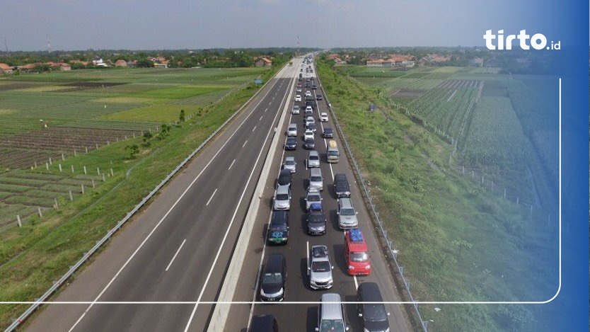 Kemacetan di Tol Brexit