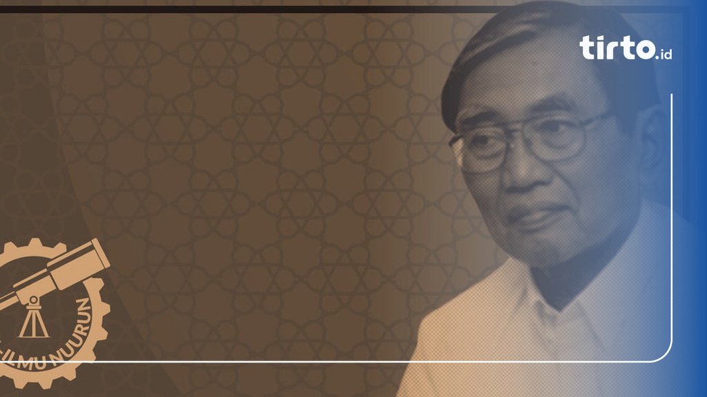Nurcholish Madjid Tegak di Tepi Tebing Curam