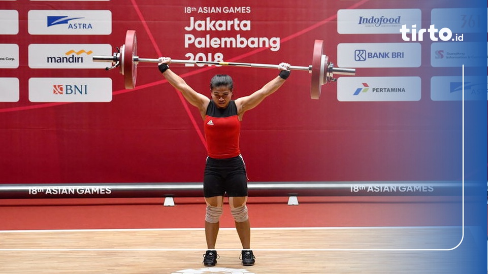 Asian Games 2018: Sri Wahyuni Sumbang Medali Perak dari Angkat Besi