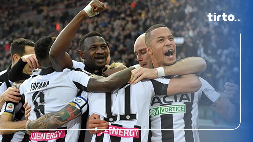 Skor Babak Pertama: Udinese vs Atalanta 1-1