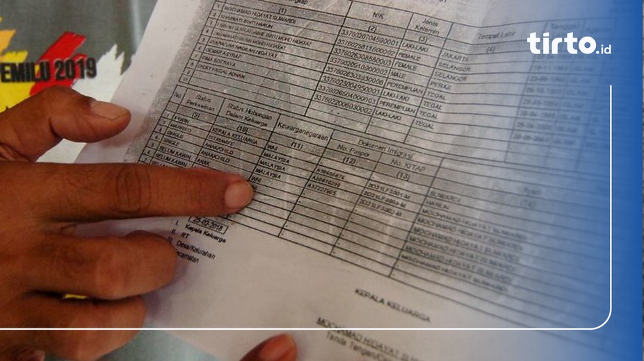 Soal WNA Masuk DPT, TKN: Tidak Usah Dipolitisasi Lagi Soal WNA Masuk DPT, TKN: Tidak Usah Dipolitisasi Lagi