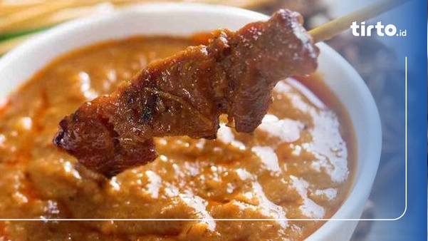 Resep Sate Sapi Bumbu Kacang Sederhana Khas Padang Enak dan Empuk
