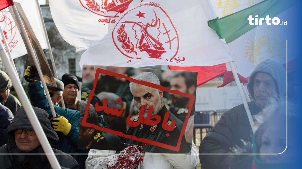 Bendera Merah Iran Dikibarkan Pelayat Soleimani, Simbol Pembalasan