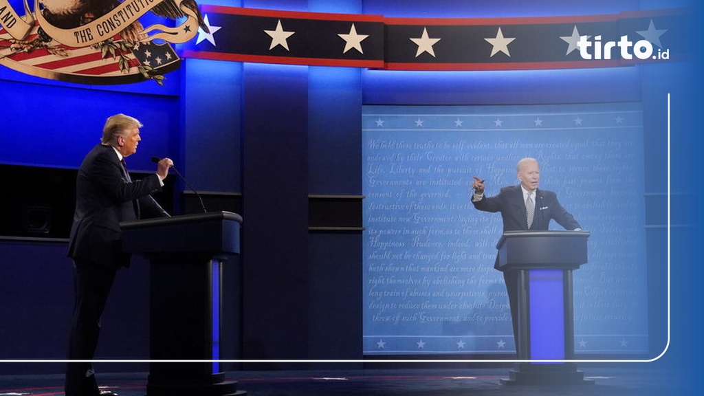 Kapan Debat Perdana Capres AS Biden vs Trump, Bisa Streaming?