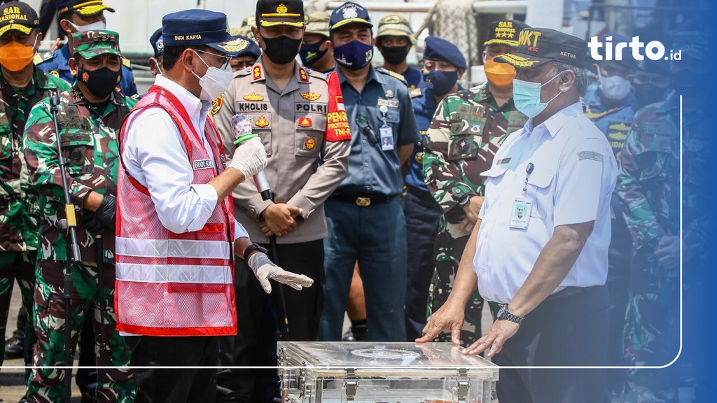 KNKT Berhasil Unduh Percakapan Kokpit dari CVR Sriwijaya Air SJ-182