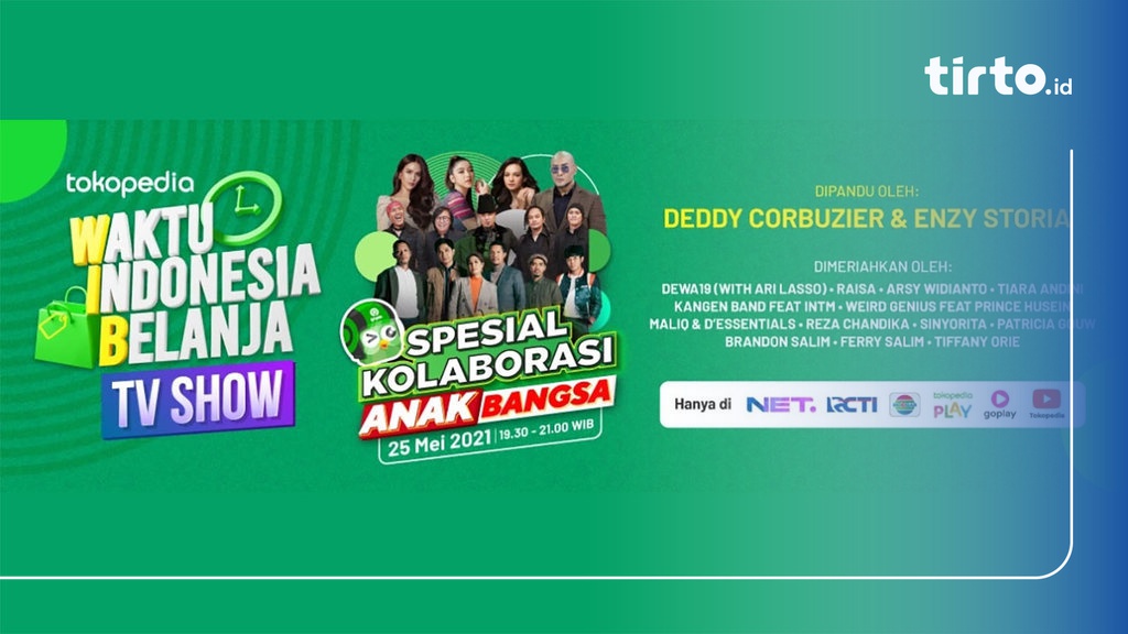 WIB Tokopedia TV Show Juni 2021: Promo Belanja Hemat di Akhir Bulan