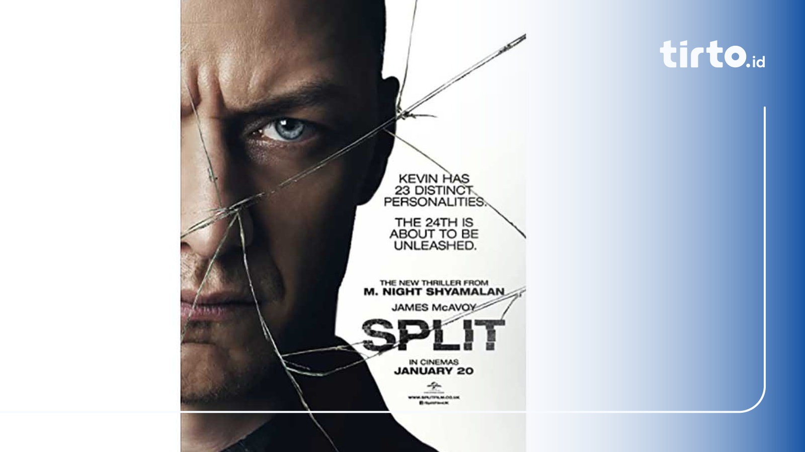 Sinopsis Film Split GTV: Teror Pria dengan Puluhan Kepribadian