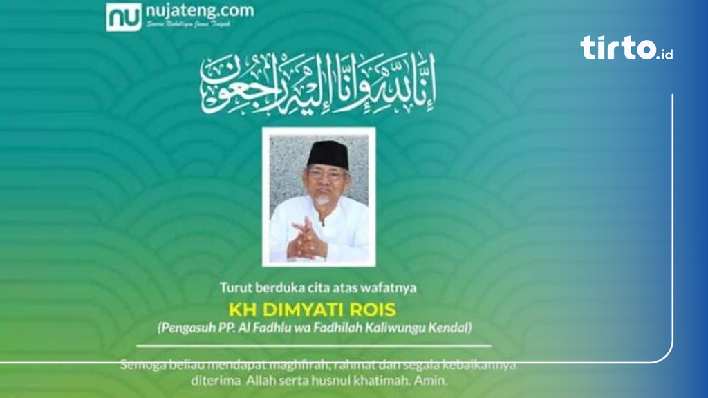 Biografi KH Dimyati Rois: Profil Wafatnya Tokoh Bangsa Mustasyar NU