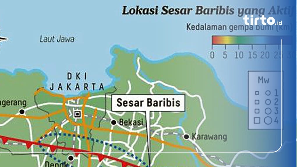 Apa Itu Sesar Baribis Penyebab Gempa Bekasi, Jalur, & Lokasinya?