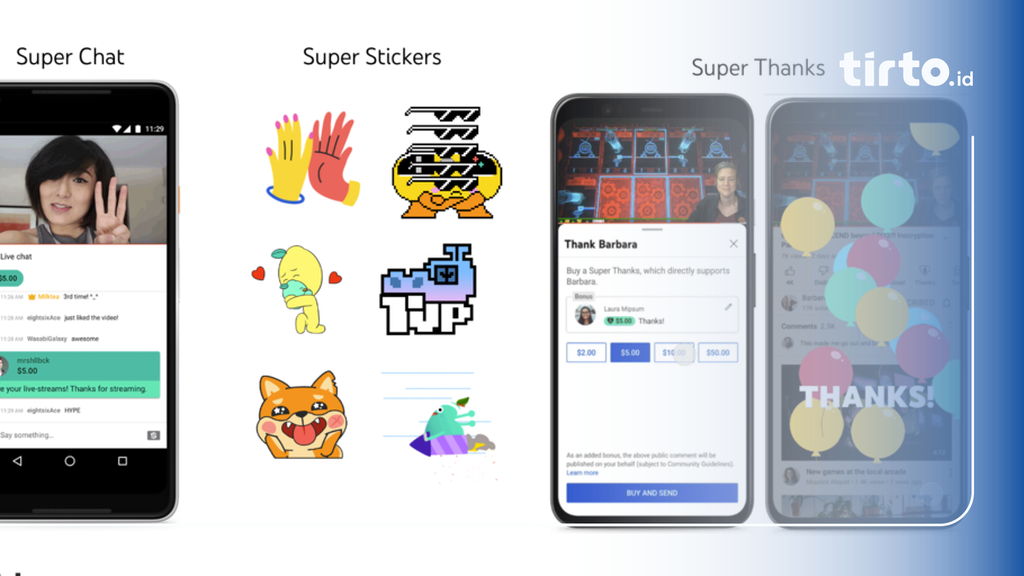 YouTube Resmi Luncurkan Super Chat & Super Sticker di Indonesia