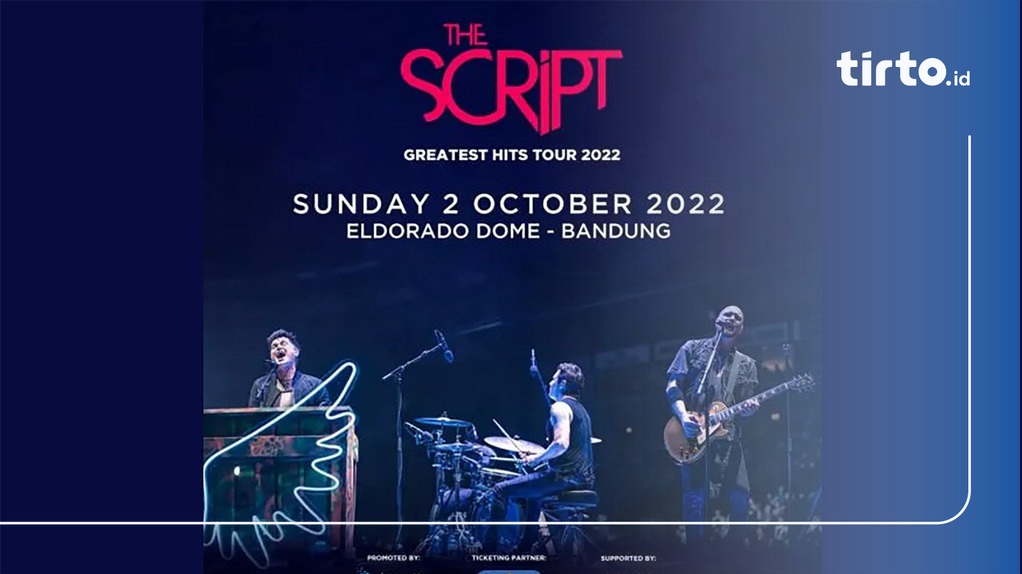Jadwal Konser The Script di Bandung 2 Oktober & Info Harga Tiketnya
