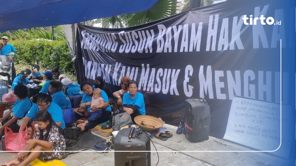 Warga Kampung Bayam Demo Heru karena Tak Respons Tuntutan