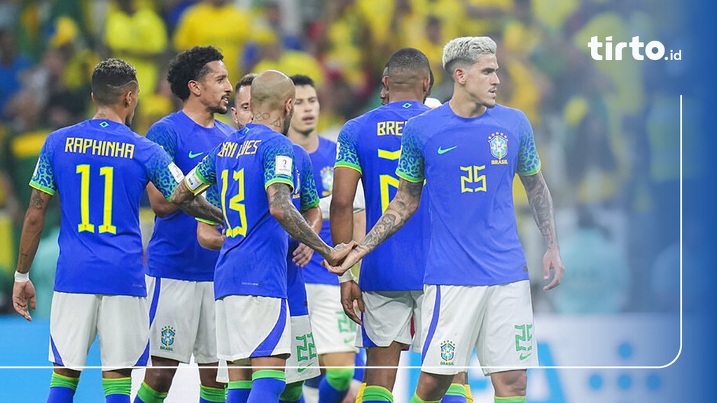 Live Score Brasil vs Korsel 16 Besar, Line-up Pemain & Formasi
