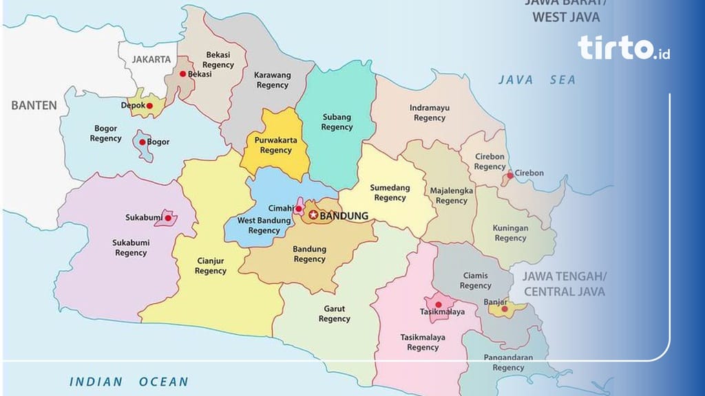Profil Provinsi Jawa Barat: Letak Geografis, Sejarah, dan Peta