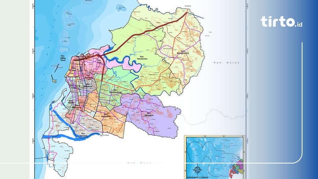 Profil Kota Makassar: Sejarah, Geografi, Topografi & Peta Daerah